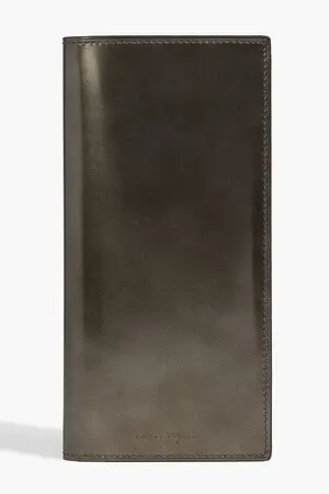 Dunhill Duke Burnished Leather Wallet - Bronze