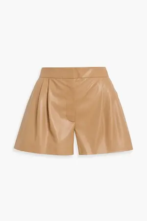 Stella McCartney Pleated High-rise Shorts