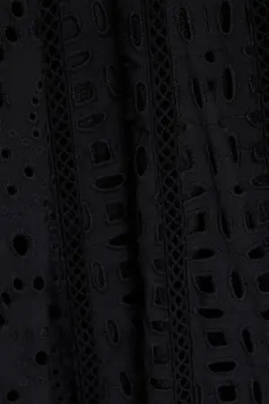 Veronica Beard Alina Broderie Anglaise Cotton Maxi Dress