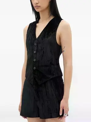 ANN DEMEULEMEESTER Classic Button-fastening Waistcoat