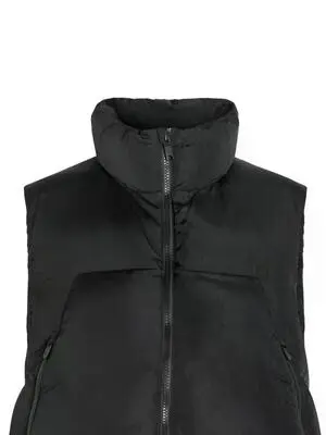 On Zip-up Gilet - Black