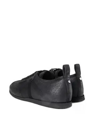 ANN DEMEULEMEESTER Siru Soft Denim Sneakers - Black