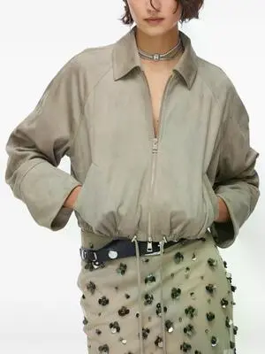 Liu Jo Suede Bomber Jacket