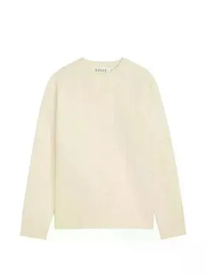 RÓHE Cable-knit Crew-neck Sweater - Neutrals