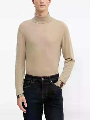 MOS MOSH Roll-neck Sweater - Neutrals