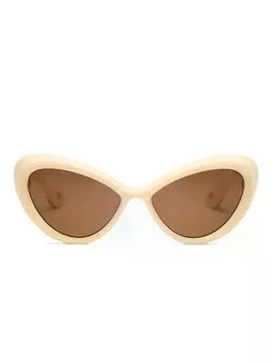 JEAN PAUL GAULTIER Parisian Cat-eye Sunglasses - Neutrals
