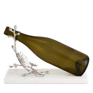 Michael Aram Silver Orchid Wine Rest