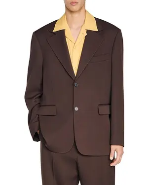 Sandro Oversized Fit Suit Jacket