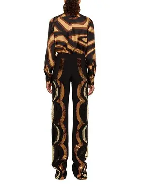 Emilio Pucci Labyrinth Print Silk Shirt