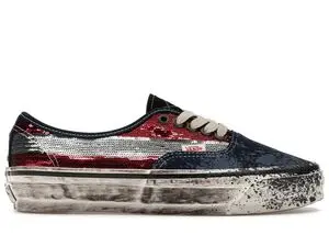 VANS Premium Authentic La Habanain Sneakers - Red/navy Blue