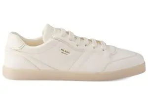 Prada Leather Low Top Sneakers