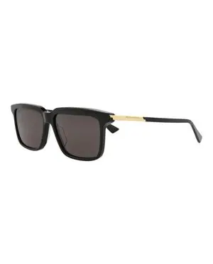 Bottega Veneta Square-frame Recycled Acetate Sunglasses - Black Black Grey (bv1261s/30014569/001)
