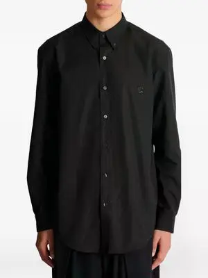 Balmain Cotton Poplin Shirt - Black