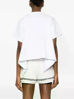 Sacai Pocket Drape T-shirt - White