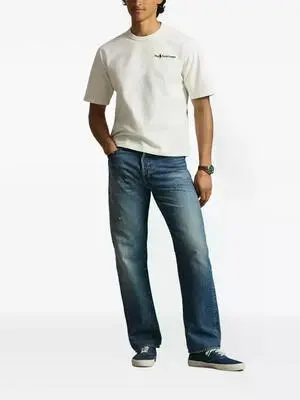Polo Ralph Lauren Logo-embroidered T-shirt - Neutrals