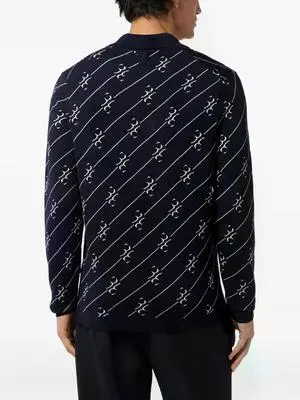 BILLIONAIRE Long-sleeve Buttoned Polo Shirt