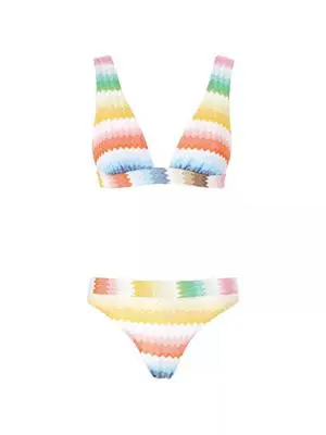Missoni Zigzag-pattern Bikini - Yellow