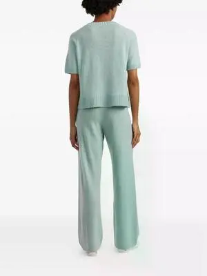 Chinti & Parker Button-up Short-sleeve Cardigan - Blue