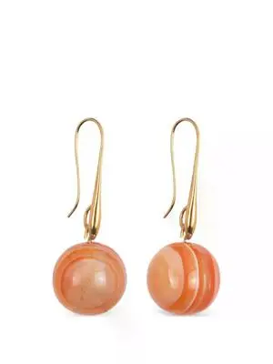 JENNIFER BEHR Agate Drop Earrings - Gold