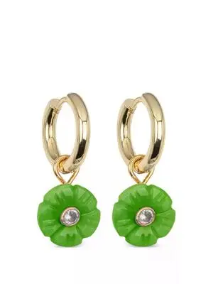 JENNIFER BEHR Lillian Flower Earrings - Gold