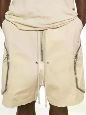 Rick Owens Zip Drawstring Shorts - Neutrals