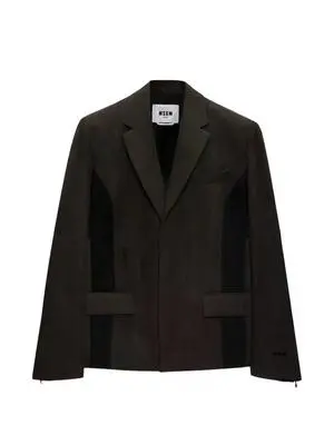 Msgm Notched Lapel Jackets For Women