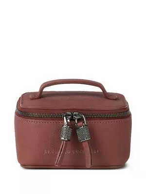 Brunello Cucinelli Leather Jewellery Box - Red