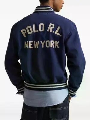 Polo Ralph Lauren Striped-trim Appliqué Jacket