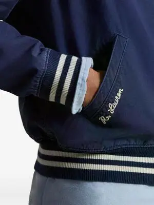 Polo Ralph Lauren Striped-trim Appliqué Jacket