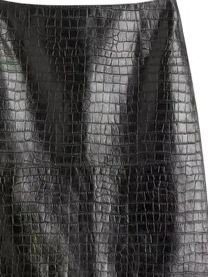 TOTEME Panelled Embossed Midi Skirt