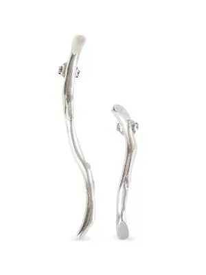 ANN DEMEULEMEESTER Usva Branch Drop Earrings - Silver