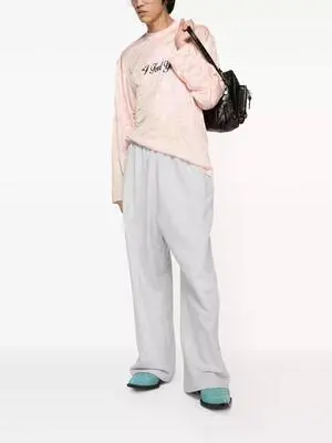 Acne Studios Long-sleeved T-shirt With Crinkled Effect