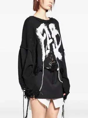SSHEENA Krafen Distressed Sweater