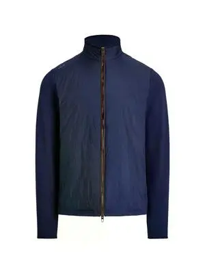 Rlx Ralph Lauren Woven-panel Zip-up Jacket
