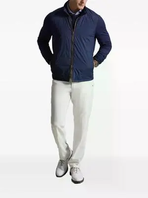 Rlx Ralph Lauren Woven-panel Zip-up Jacket