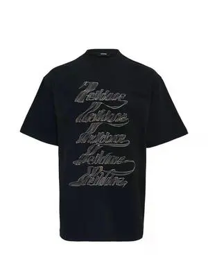 We11Done Logo T-shirt - Black