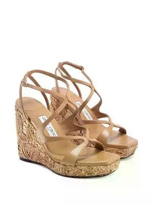 JIMMY CHOO Ayla Wedge Sandals