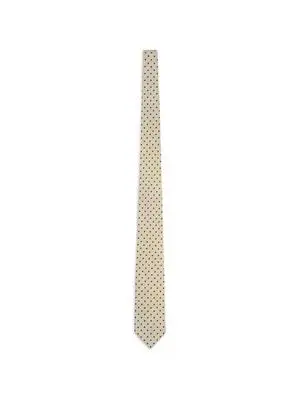 TOM FORD Polka-dot Necktie - Neutrals