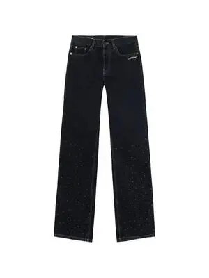 Off-white Ankle Length Jeans For Women
