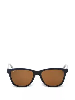 FERRAGAMO Logo-detail Sunglasses - Blue