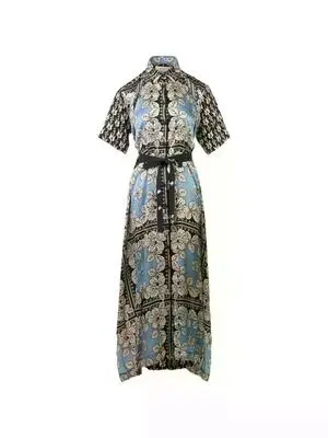 Biyan Printed Shirt Dress