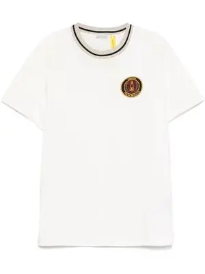 PALM ANGELS X MONCLER Logo-patch T-shirt