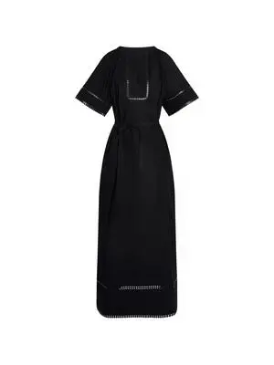 Yves Salomon Round Neck Day Dresses