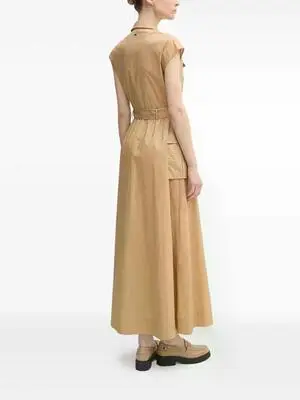 GAUDI Belted Maxi Dress