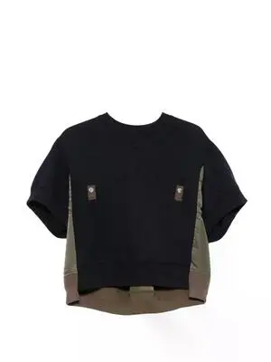 Sacai Appliqué Layered Sweatshirt