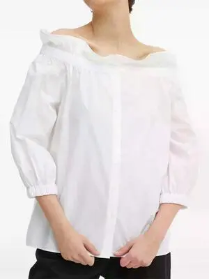 MOS MOSH Ruffle Off-shoulder Blouse