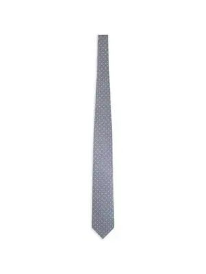 TOM FORD Patterned Neck Tie - Blue
