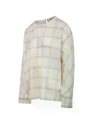 FORTE_FORTE Checked Blouse