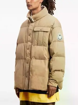 PALM ANGELS X MONCLER Logo-appliqué Puffer Jacket