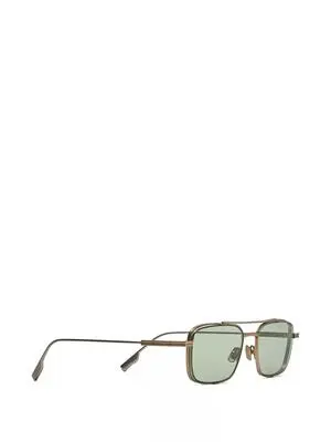 Zegna Rectangle-frame Sunglasses